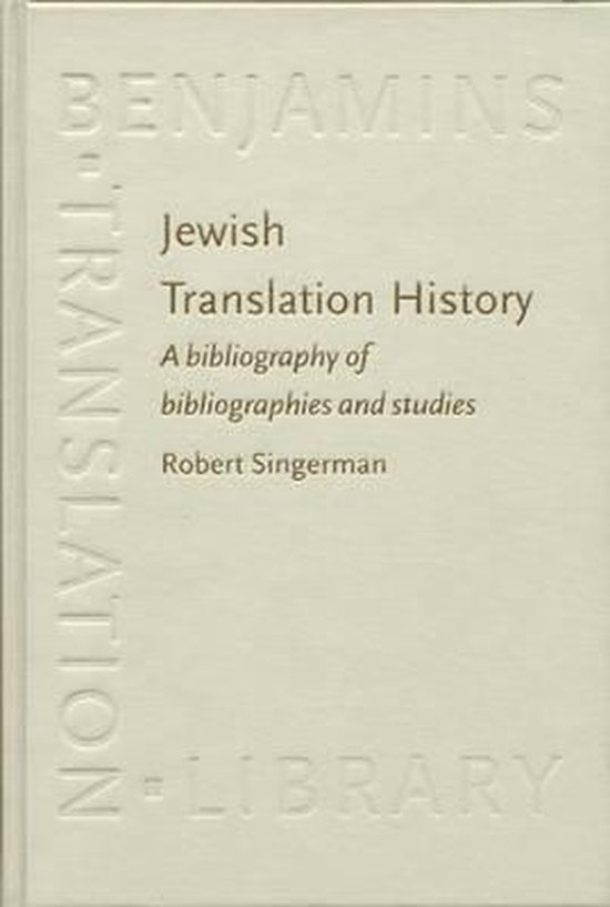 Jewish Translation History, Robert Singerman | 9781588113092 | Boeken ...