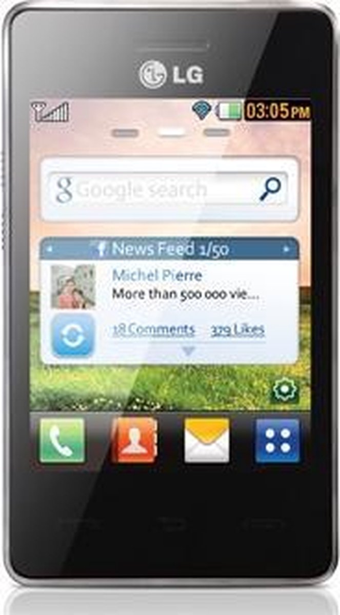 LG T385 - Zwart | bol.com
