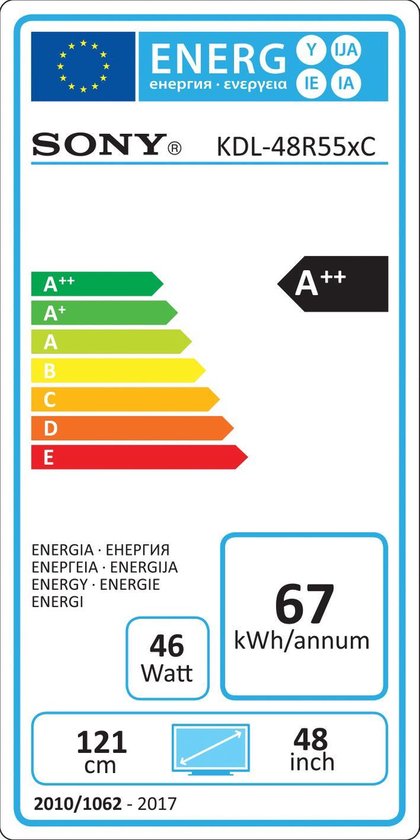 Sony KDL-48R550C - Full HD tv | bol