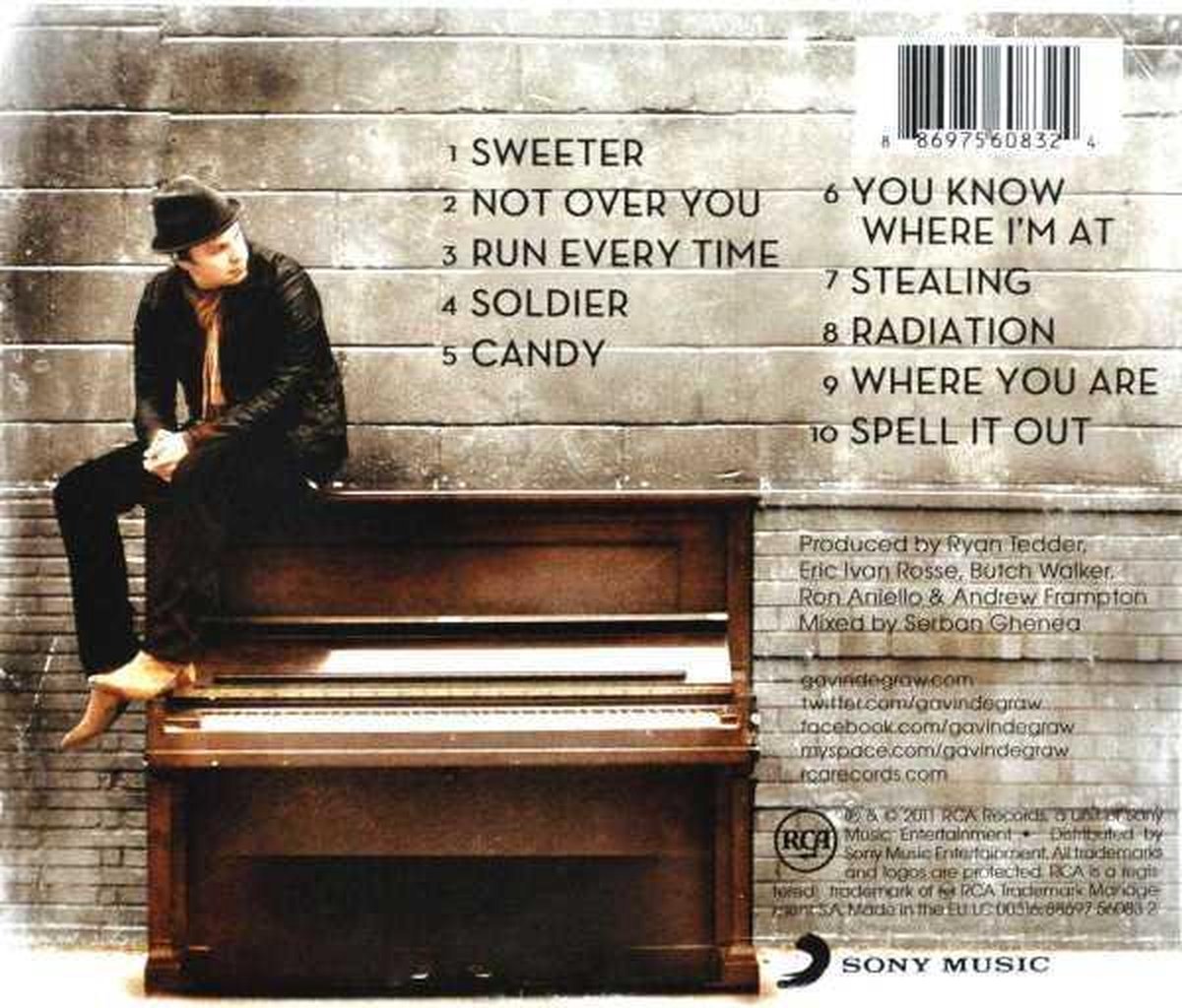 Sweeter, Gavin DeGraw | CD (album) | Muziek | bol.com