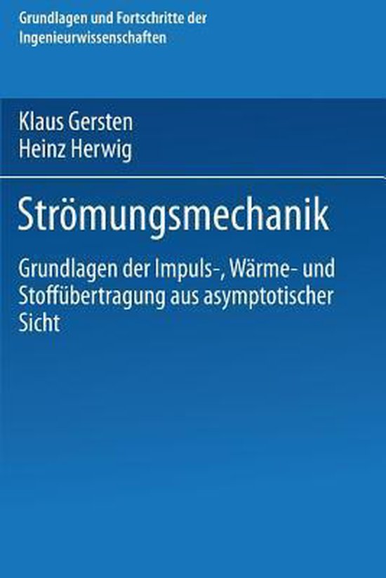 Strömungsmechanik, Klaus Gersten | 9783322939715 | Boeken | bol.com