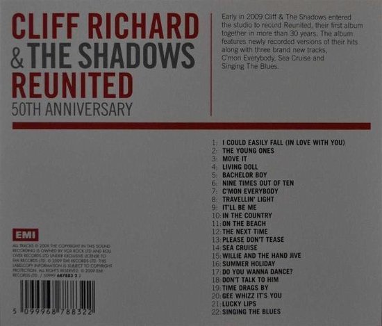 Reunited, Cliff Richard & The Shadows | CD (album) | Muziek | bol