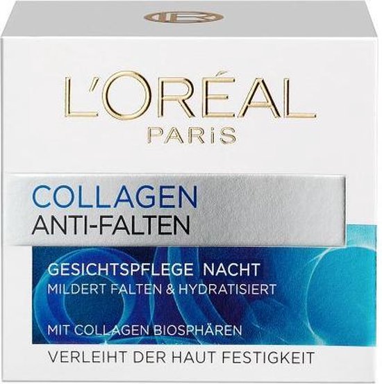 L'Oreal Paris Nachtcrème - Collagen Anti-Rimpel 50 ml | bol