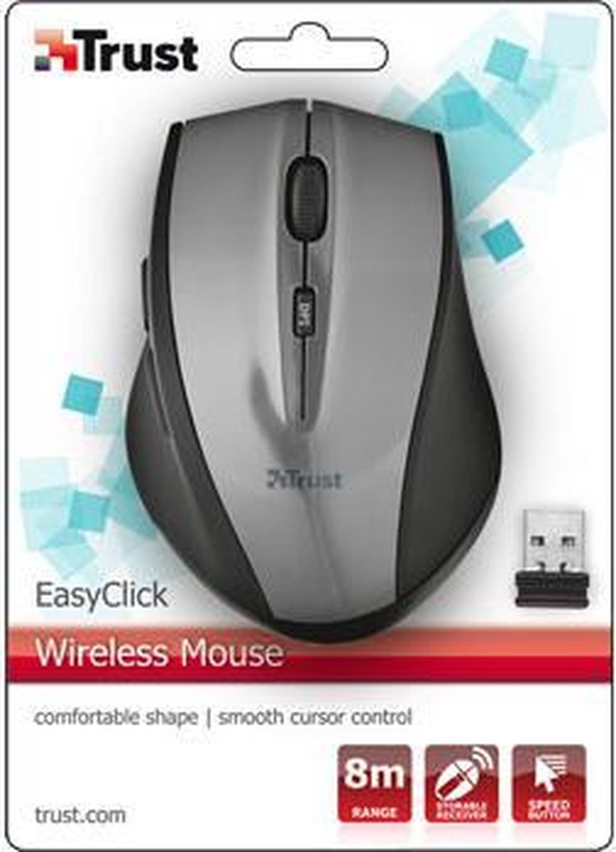 Trust EasyClick - Draadloze Muis | bol