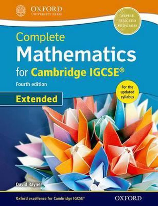 Complete Mathematics for Cambridge IGCSE (R) Student Book (Extended) | bol.com