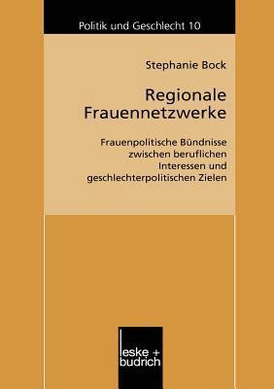 Regionale Frauennetzwerke | 9783810035257 | Stephanie Bock | Boeken ...
