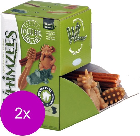 Whimzees Variety Box - Hondensnacks - 2 x Large Hond | bol