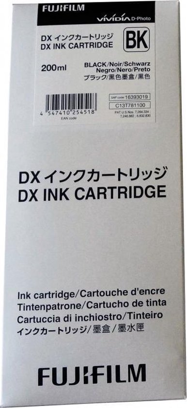 Fujifilm Dx100 Ink Black 200ml | bol