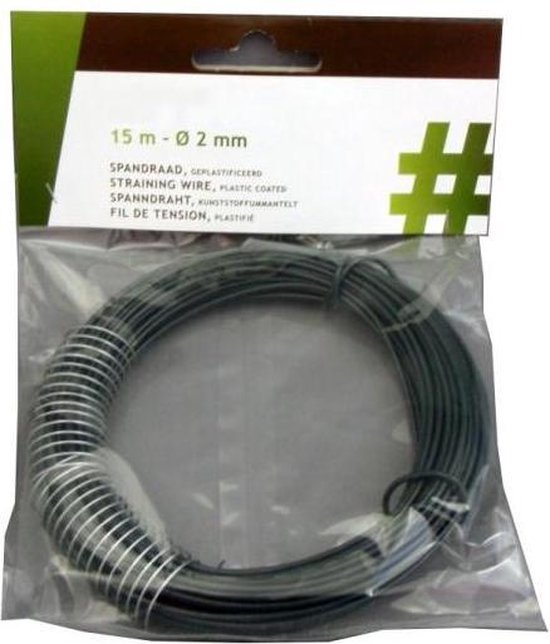 Spandraad geplastificeerd - 15 m | bol