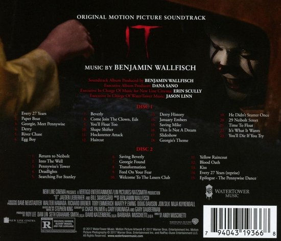It [2017] [Original Motion Picture Soundtrack], Benjamin Wallfisch ...
