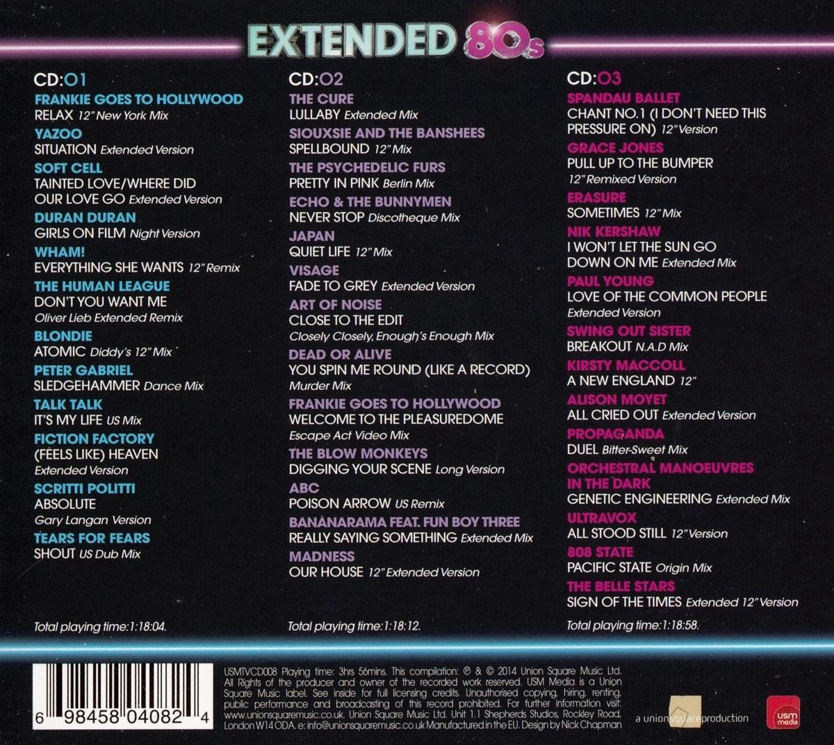 Extended 80S, various artists | CD (album) | Muziek | bol.com