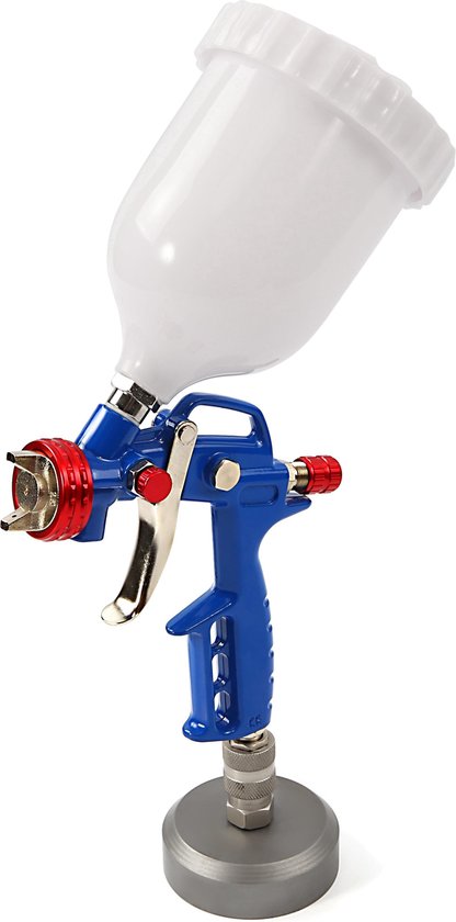 Verfspuit met 600 ML. Beker | bol
