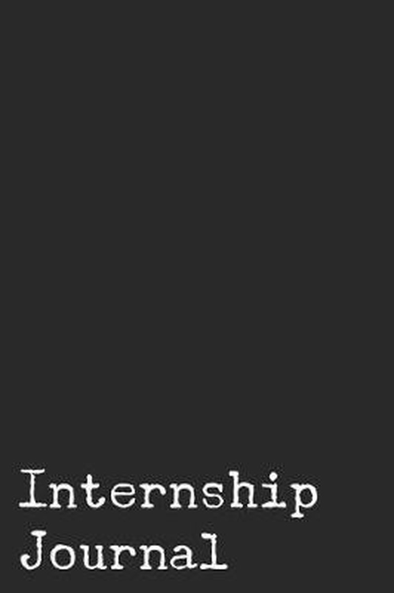 Internship Journal, Paige Porter | 9781793316875 | Boeken | bol
