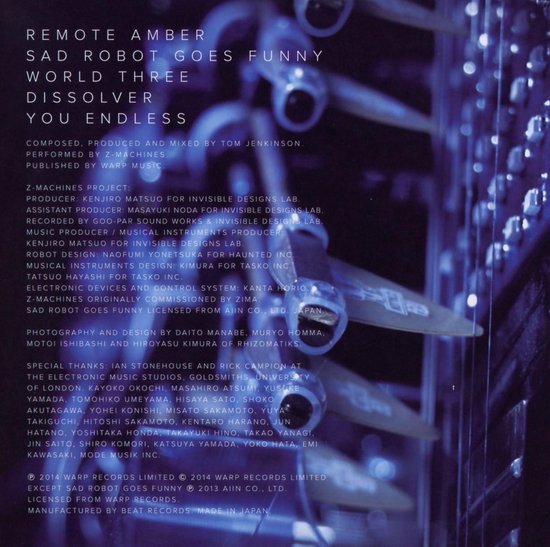 Music For Robots, Squarepusher x Z-Machines | CD (album) | Muziek | bol.com