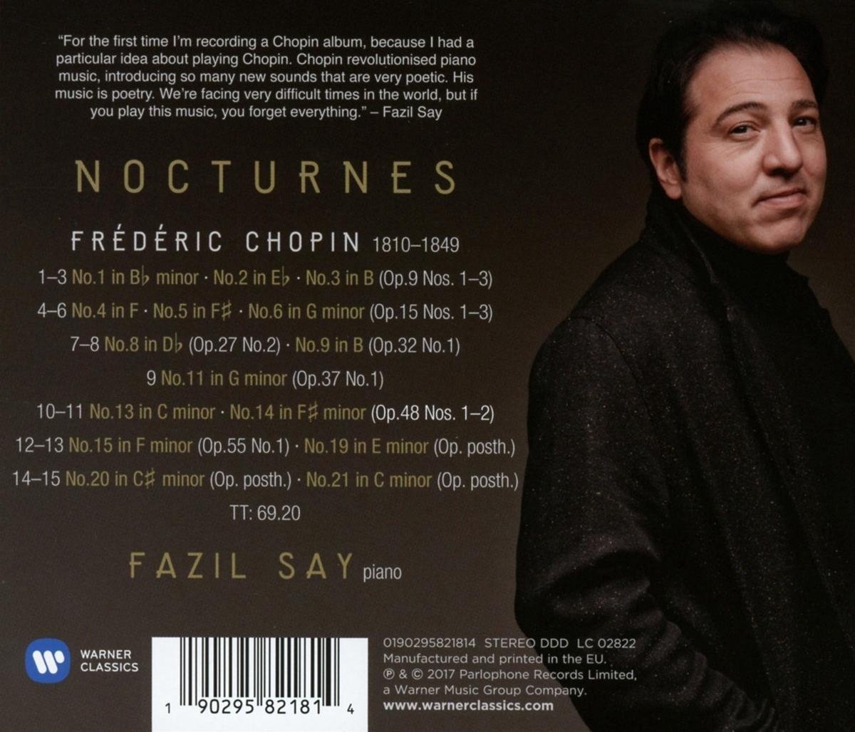 Chopin: Nocturnes (Klassieke Muziek CD) Piano, Fazil Say | Muziek | bol