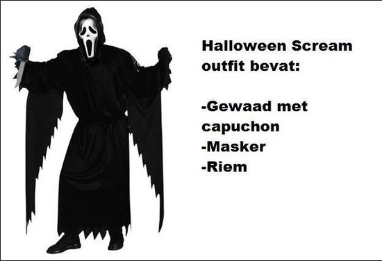 Horror outfit Scream compleet | bol.com
