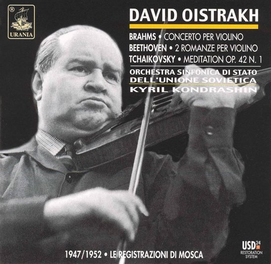 David Oistrakh Performs Brahms, Beethoven, Tchaikovsky, David Oistrakh | CD (album) |... | bol.com