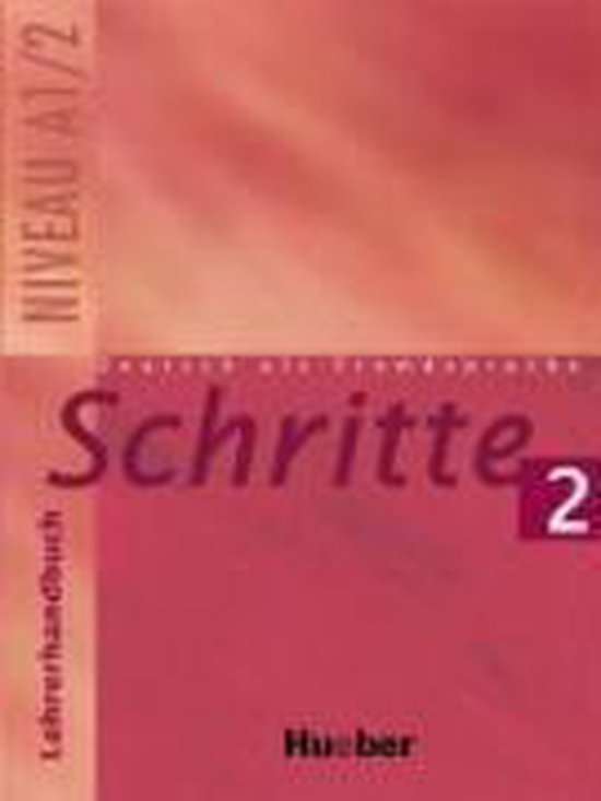 Schritte 2. Lehrerhandbuch | 9783190217052 | Boeken | bol