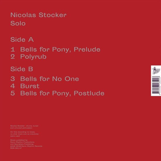 Solo, Nicolas Stocker | LP (album) | Muziek | bol