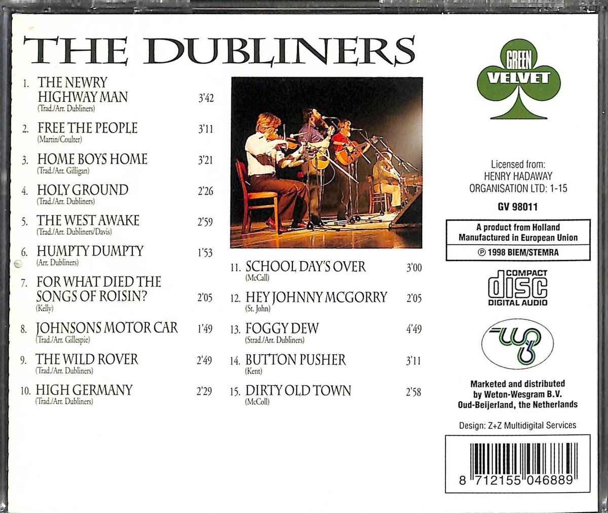 Wild Rover, Dubliners | CD (album) | Muziek | bol.com
