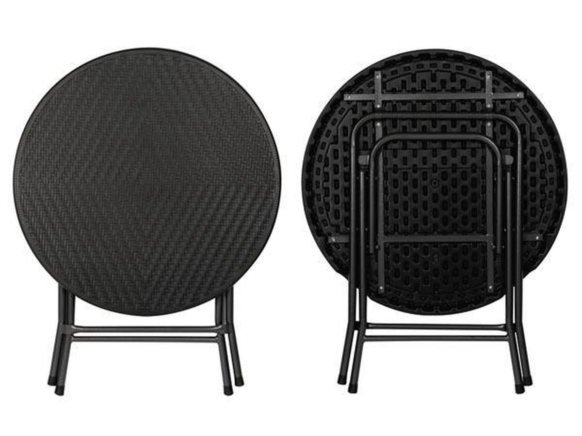 RONDE VOUWTAFEL - ROTANLOOK - \xd8 80 x 74 cm | bol.com