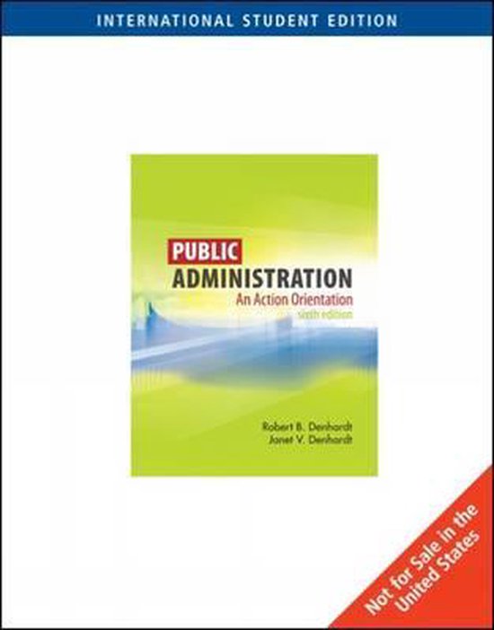 Public Administration | 9780495505167 | Robert B. Denhardt | Boeken ...