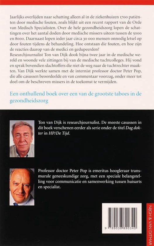 Medische Missers, Peter Pop | 9789038890340 | Boeken | bol