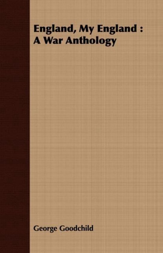 England, My England, George Goodchild | 9781408695944 | Boeken | bol.com