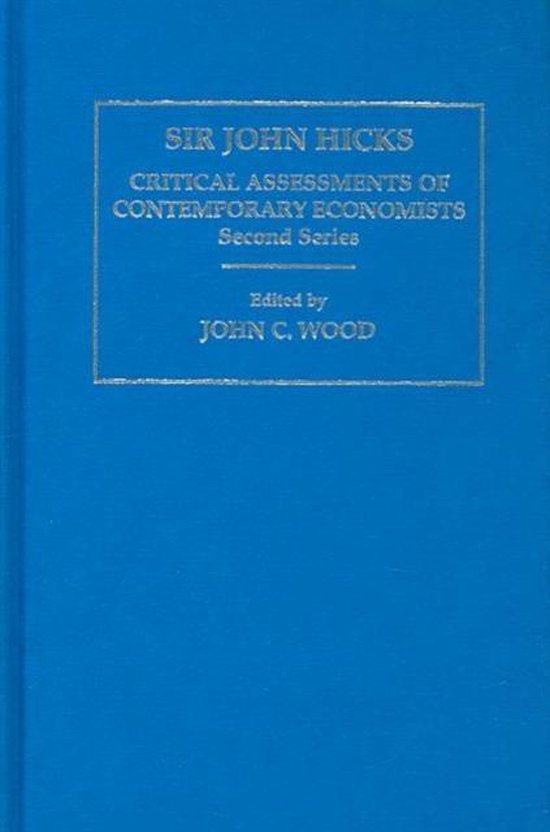 Sir John Hicks | 9780415367073 | John Wood | Boeken | bol.com