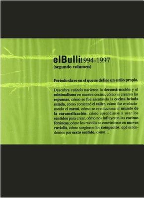 El Bulli 1994-1997, Ferran Adrià | 9788478710782 | Boeken | bol.com