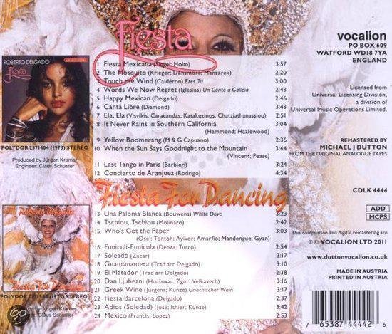 Fiesta / Fiesta For Dancing, Robert Delgado | Muziek | bol
