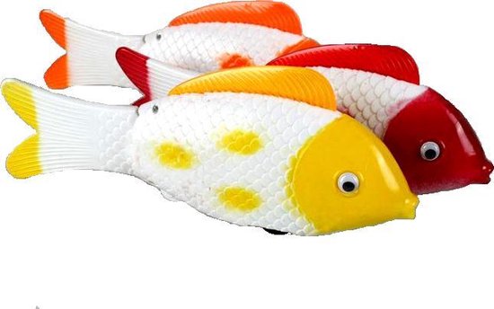 Vrolijk Zingende Lichtgevende en ‘Zwemmende' Vis op Batterijen - Oranje ...