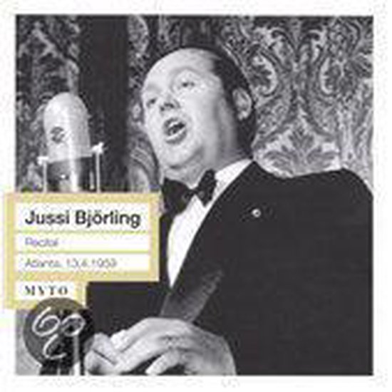 Recital:atlanta 1959, Jussi Bjorling | CD (album) | Muziek | bol