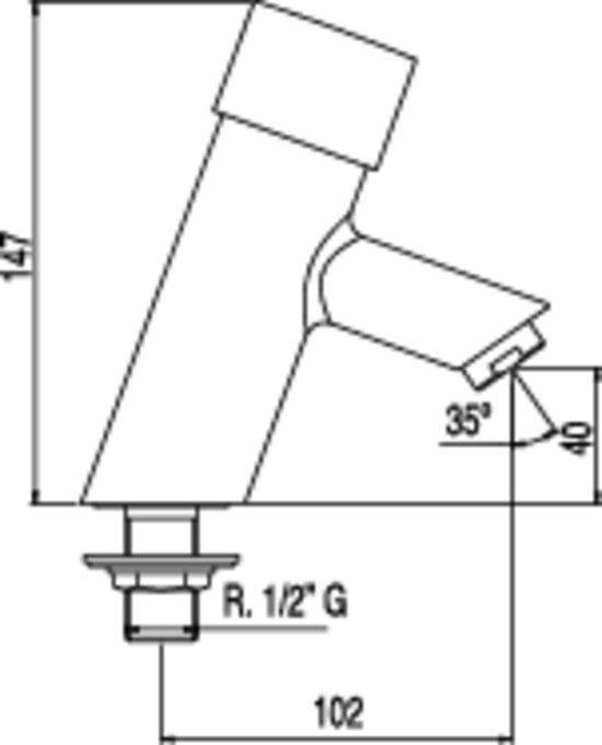 Tres Fonteinkraan 112203 | bol