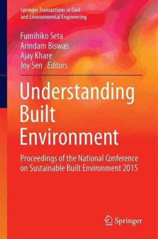 Understanding Built Environment | 9789811021367 | Boeken | bol.com