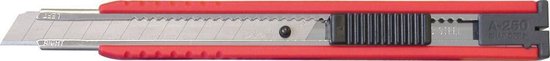 Cuttermessen met drukknop 9mm | bol