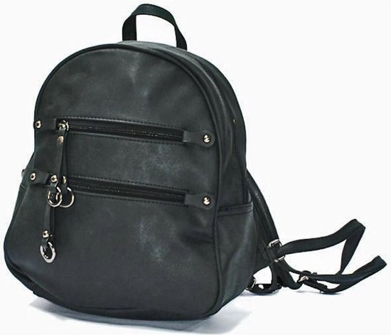 Zwarte rugtas met ritssluiting | bol.com