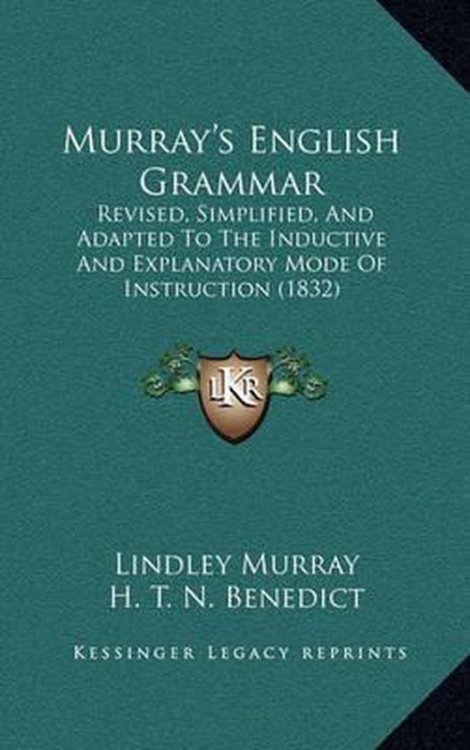 Murray's English Grammar, Lindley Murray | 9781164870968 | Boeken | bol