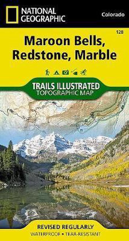 National Geographic Trails Illustrated Topographic Map Maroon Bells ...