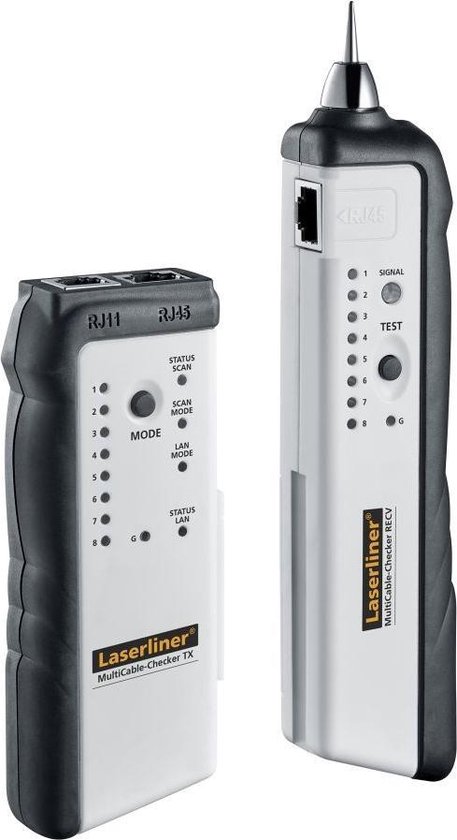 Laserliner MultiCable-Checker Kabel-/leidingzoeker in koffer - LAN/SAT ...
