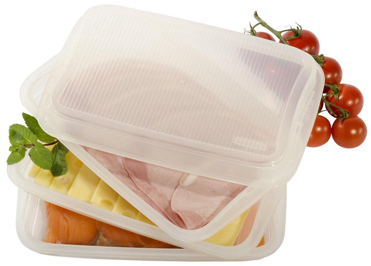 Curver Chef@home Vleeswarendoos - 17x26xh9 - Transparant | bol.com