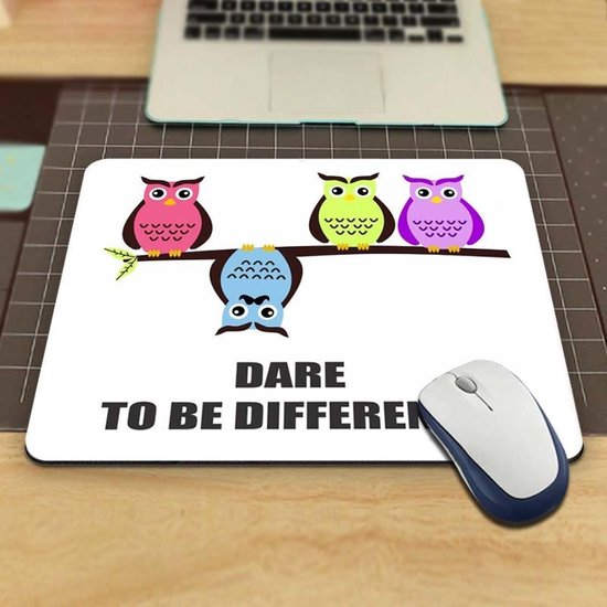 Leuke Muismat Met Uil 18X22cm - Muis - Kantoor - Bureau - Computer ...