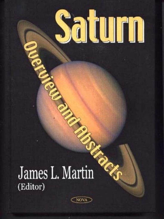 Saturn, James L. Martin | 9781590335239 | Boeken | bol.com