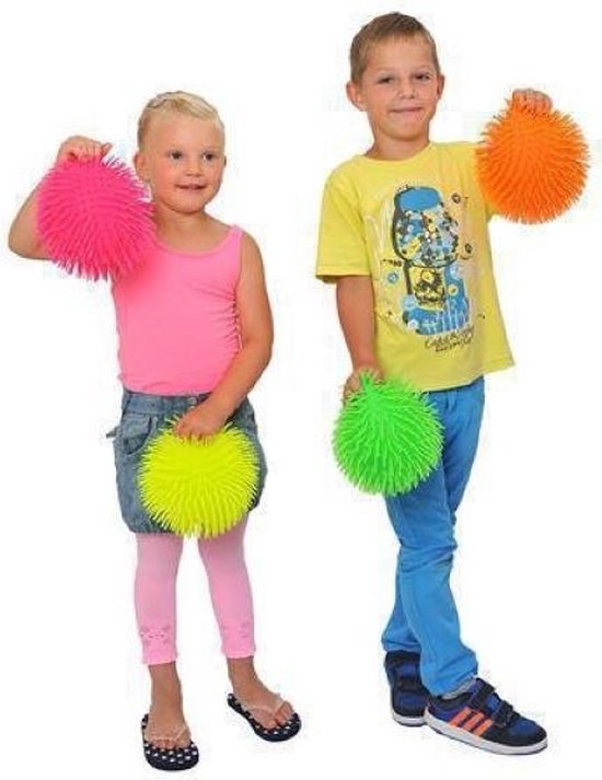 Johntoy Fluffy Ball 23 Cm Geel | bol