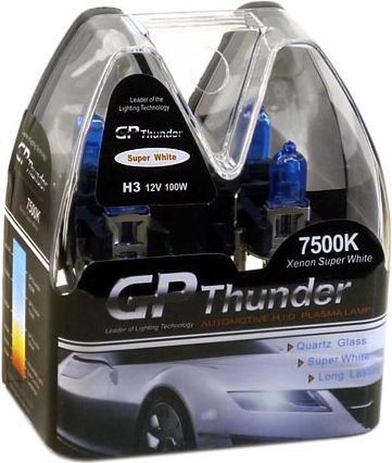 GP Thunder 7500k H3 70w Xenon Look - cool white | bol.com