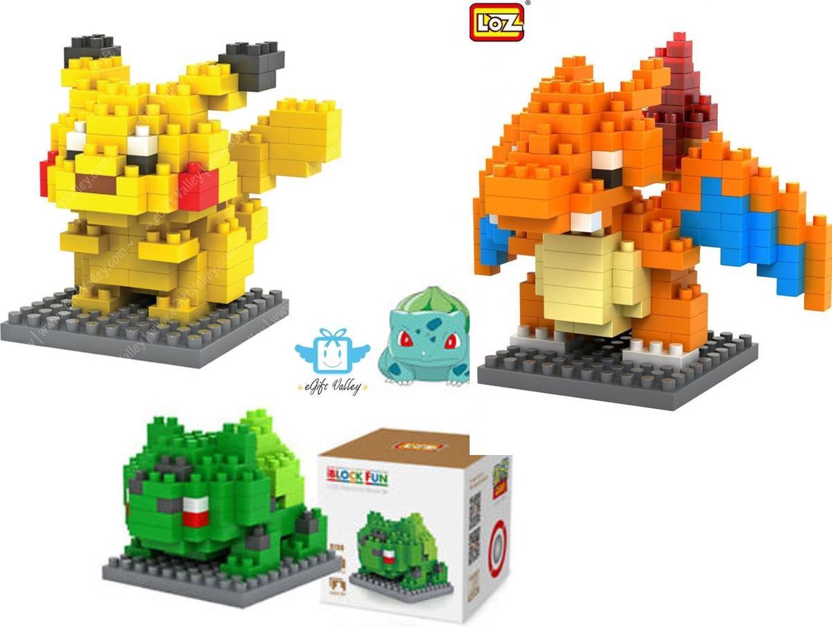 Pokemon, combi van drie, LOZ, Diamond Blocks | bol.com