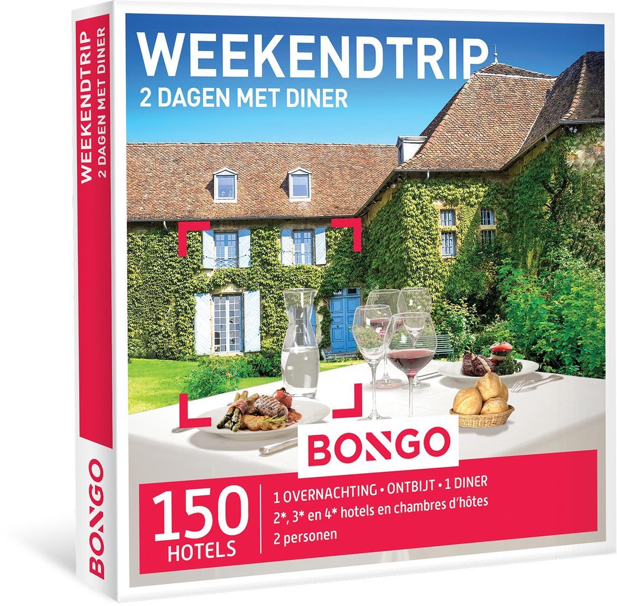bol.com | Weekendtrip, 2 dagen met diner - Bongo Bon
