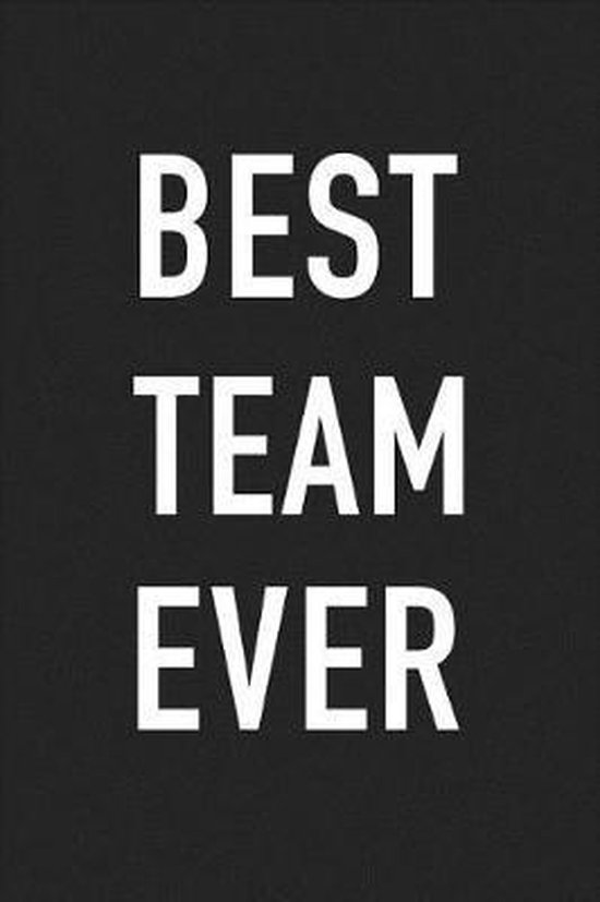 Best Team Ever, Getthread Journals | 9781791350215 | Boeken | bol.com