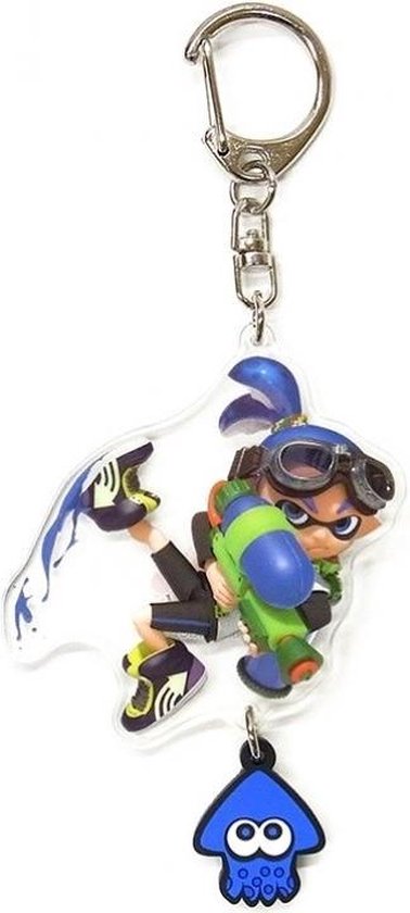 Splatoon Acrylic and Rubber Keychain - Inkling Boy | bol.com