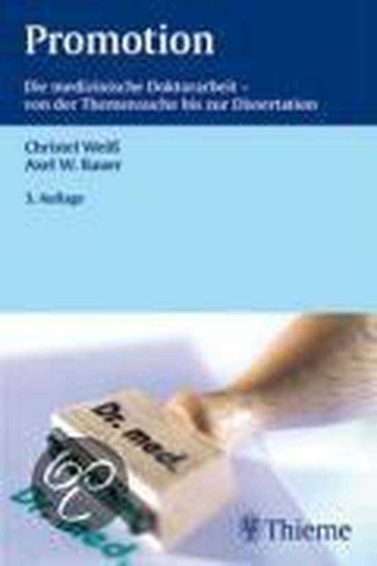 Promotion, Christel Weiß | 9783131272133 | Boeken | bol.com